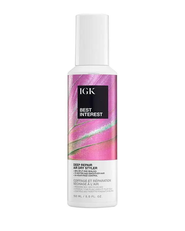 IGK Best Interest Deep Repair Air Dry Styler 5 Oz - No Color