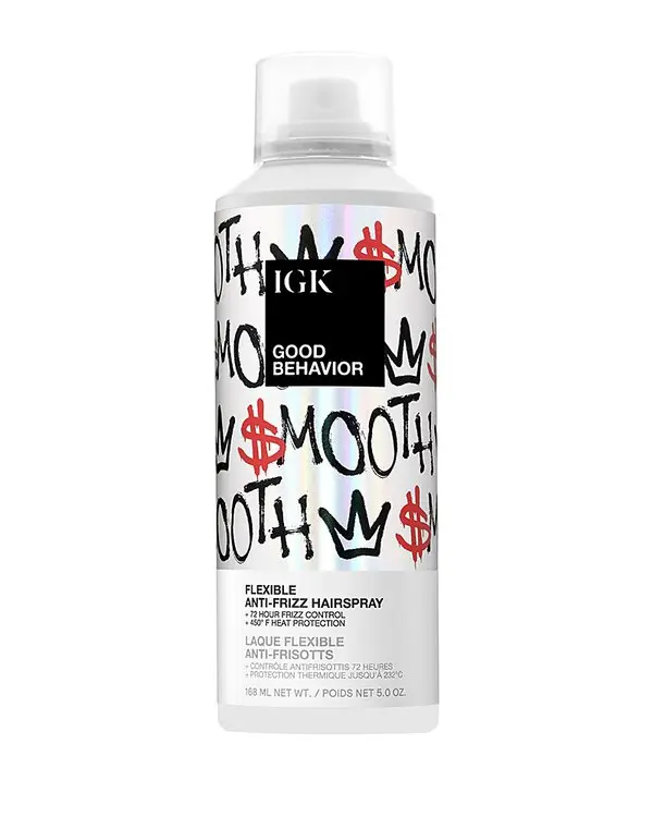 IGK Good Behavior Flexible Anti Frizz Hairspray 5 Oz - No Color