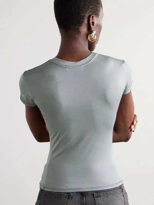 CDLP Stretch-lyocell T-shirt - Gray