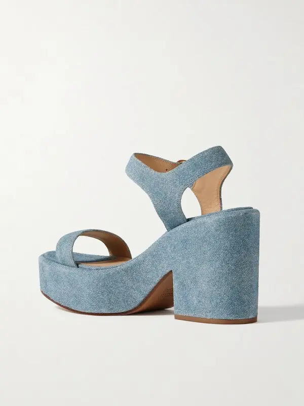 Gabriela Hearst Iman Suede Platform Sandals