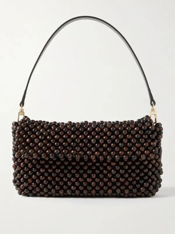 Staud Timmy Beaded Shoulder Bag