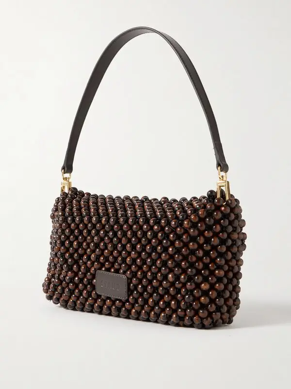 Staud Timmy Beaded Shoulder Bag