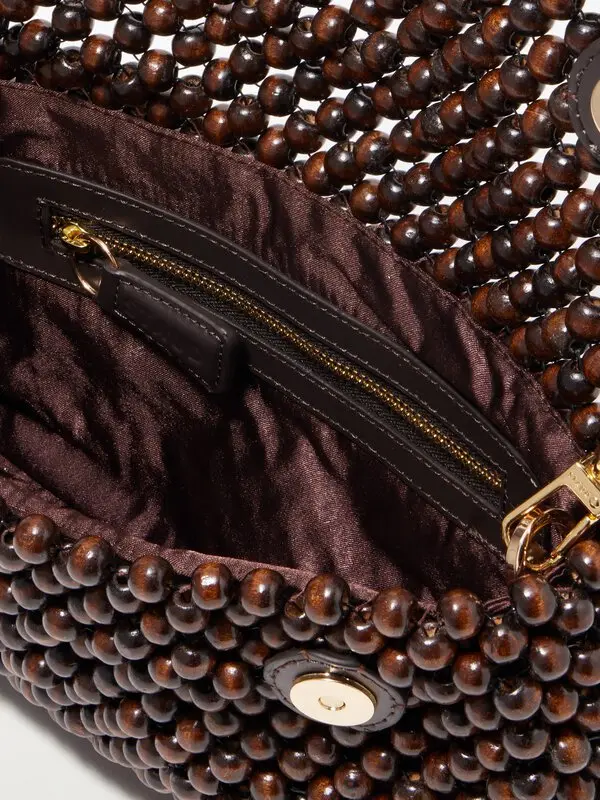 Staud Timmy Beaded Shoulder Bag