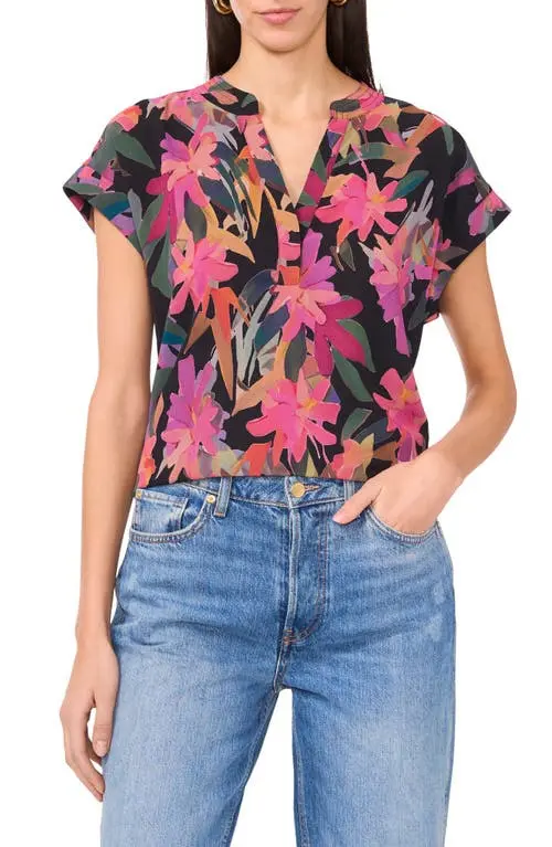 Vince Camuto Floral Print Top