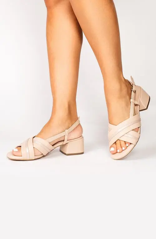 PARADOX LONDON PINK Nancy Slingback Sandal - Nude