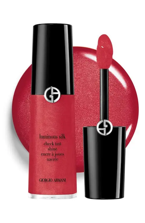 GIORGIO ARMANI BEAUTY Luminous Silk Cheek Tint Shine Liquid Blush - Berry Red