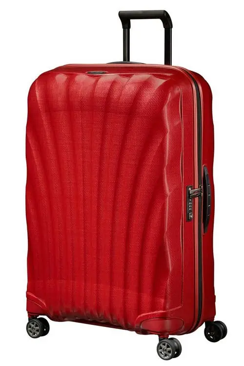 SAMSONITE C-lite Hardside Checked Spinner Luggage - Chili Red