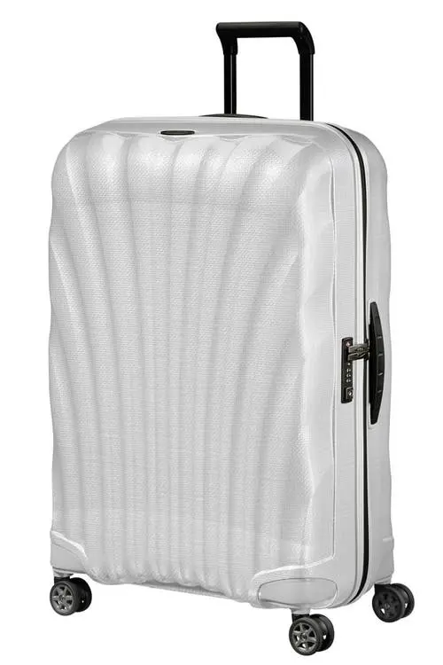 SAMSONITE C-lite Hardside Checked Spinner Luggage - Off White