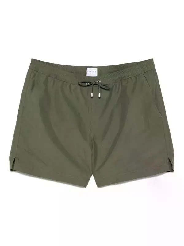 Sunspel Drawstring Swim Shorts - Green