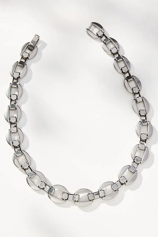 Anthropologie Chunky Pop Tab Necklace