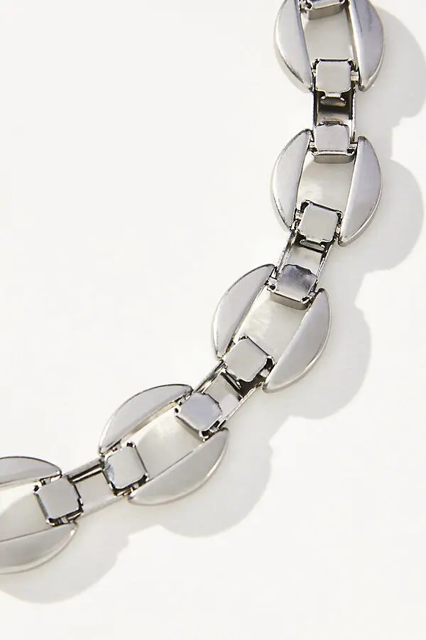 Anthropologie Chunky Pop Tab Necklace