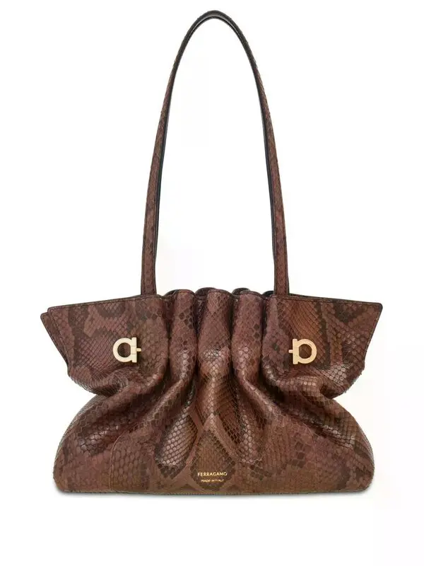 FERRAGAMO Small Shoulder Bag - Brown