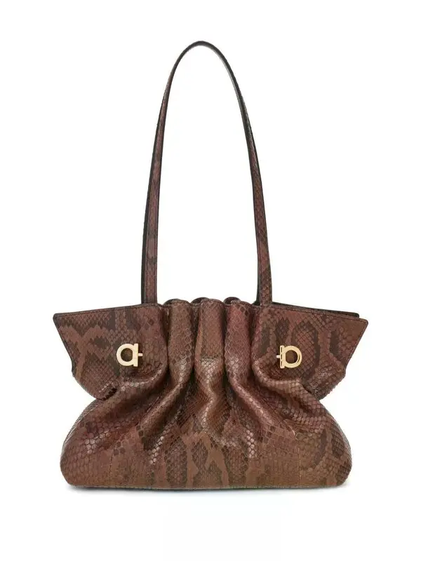 FERRAGAMO Small Shoulder Bag - Brown