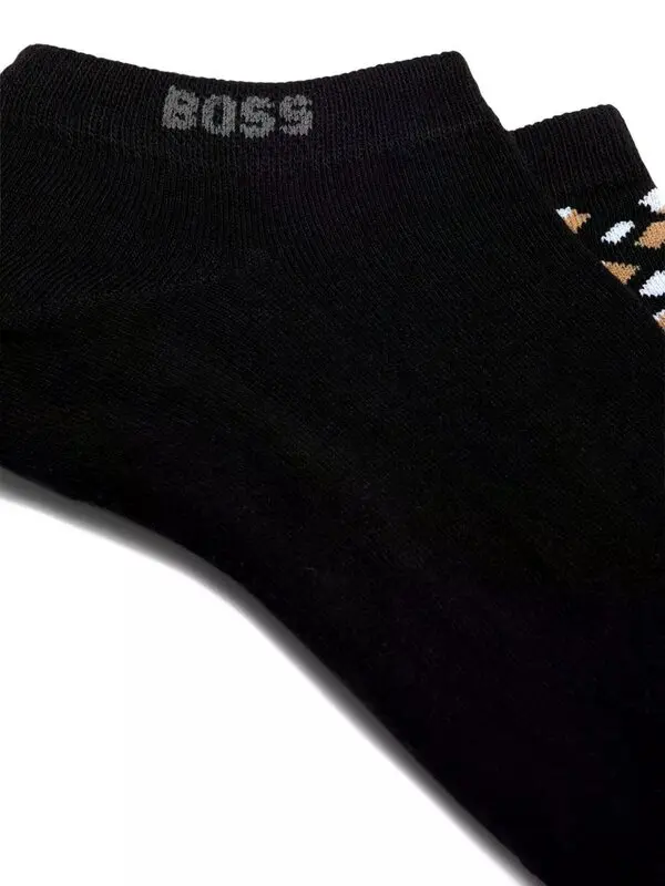 BOSS Intarsia-logo Knitted Socks Pack