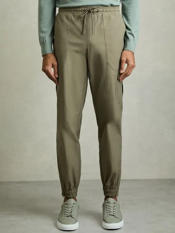 REISS Lavenham Technical Cargo Trousers