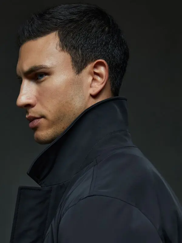 REISS Cologne Elasticated Harrington Jacket
