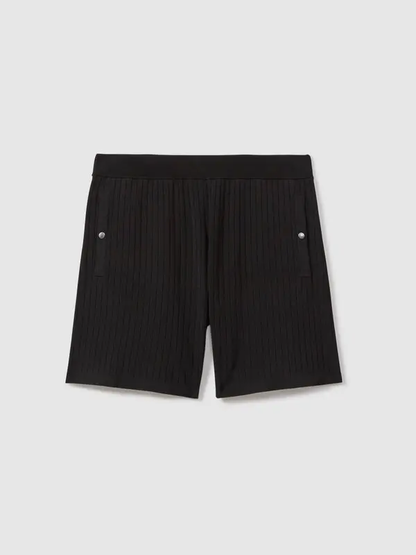 REISS Etienne Ribbed Shorts