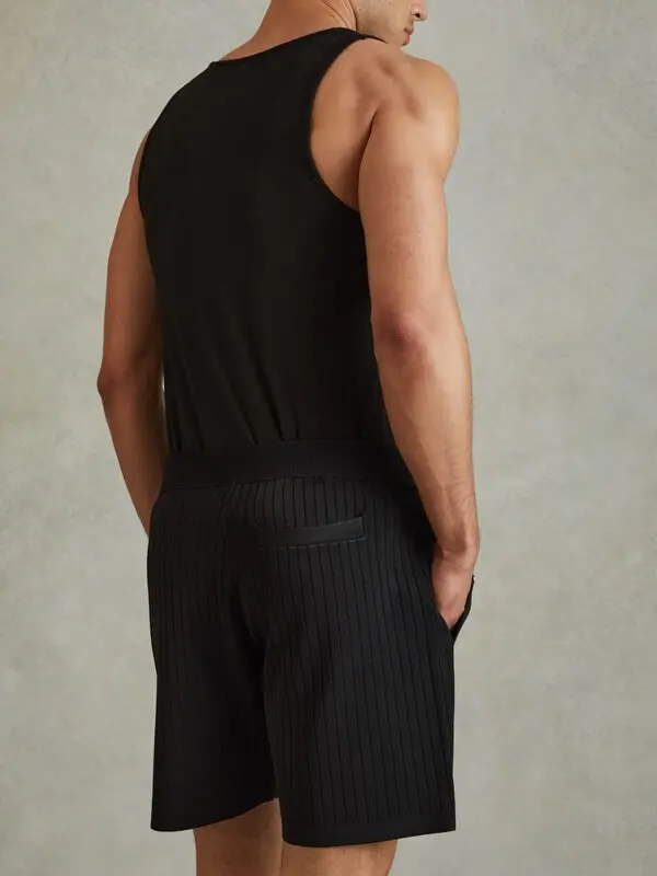REISS Etienne Ribbed Shorts