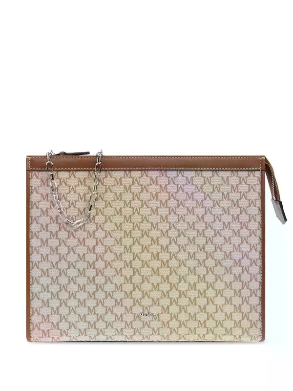 Max Mara Mmtroussem Clutch Bag - Neutrals