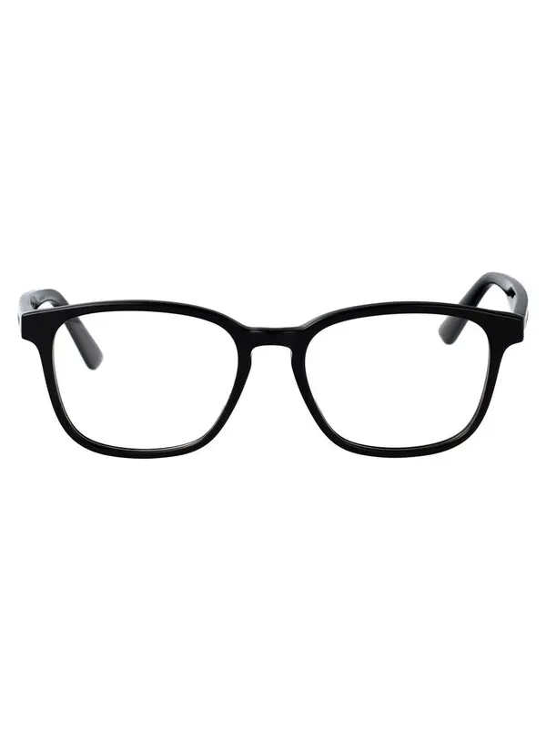 Alexander McQueen Optical Frames - 001 Black Black Transparent