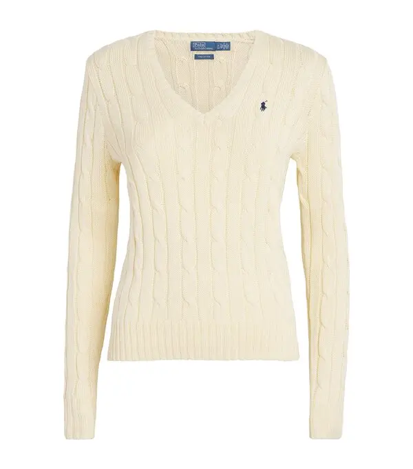 Polo Ralph Lauren Pima Cotton Kimberly Sweater - Ivory