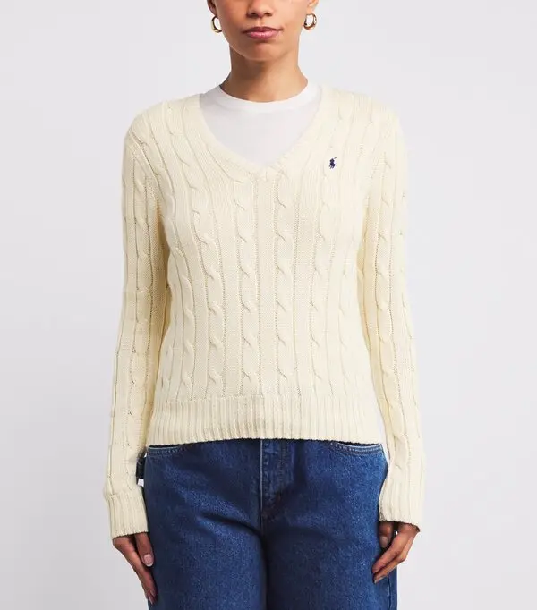 Polo Ralph Lauren Pima Cotton Kimberly Sweater - Ivory