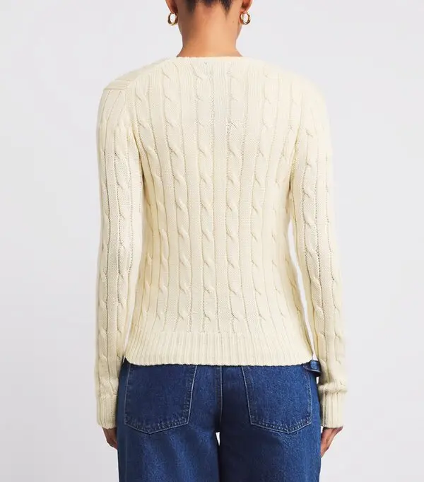 Polo Ralph Lauren Pima Cotton Kimberly Sweater - Ivory