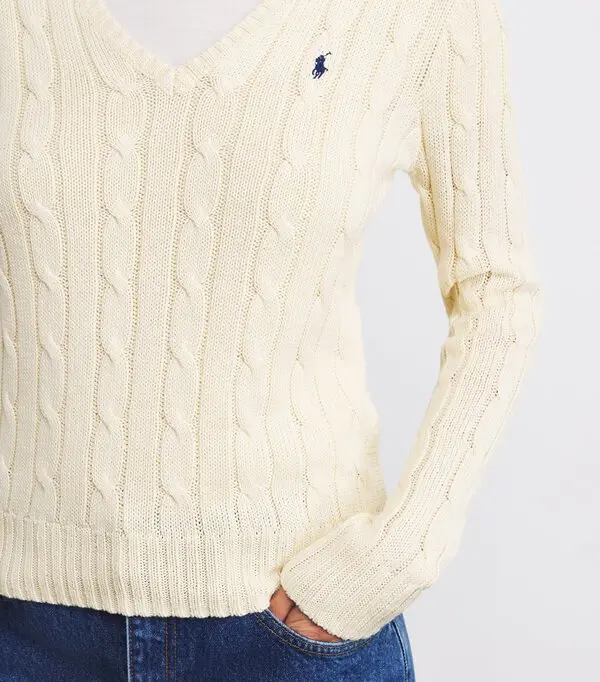Polo Ralph Lauren Pima Cotton Kimberly Sweater - Ivory