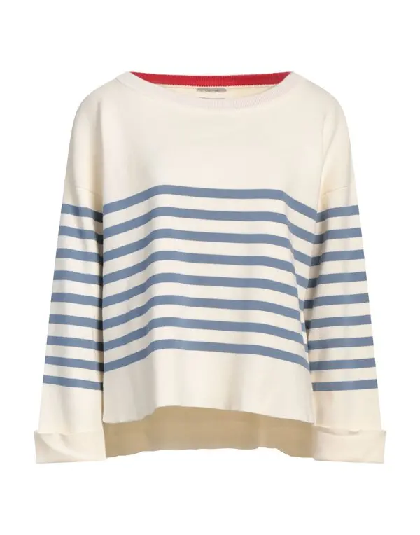 Woolrich Striped Cotton Sweater - Cream