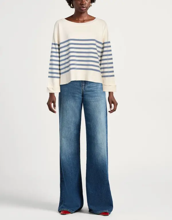 Woolrich Striped Cotton Sweater - White