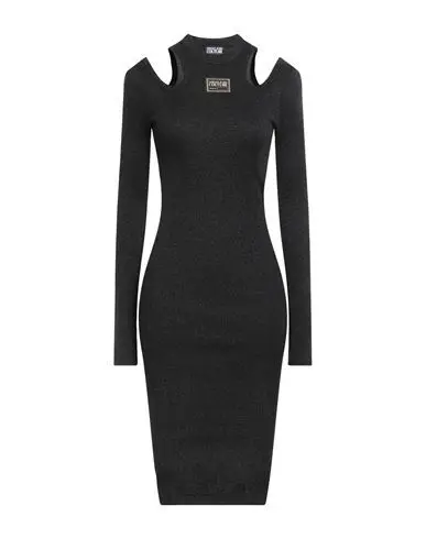Versace Midi Bodycon Dress - Black
