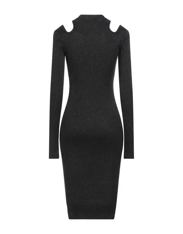 Versace Midi Bodycon Dress - Black