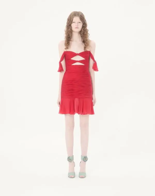 Valentino Garavani Chiffon Mini Dress - Paris