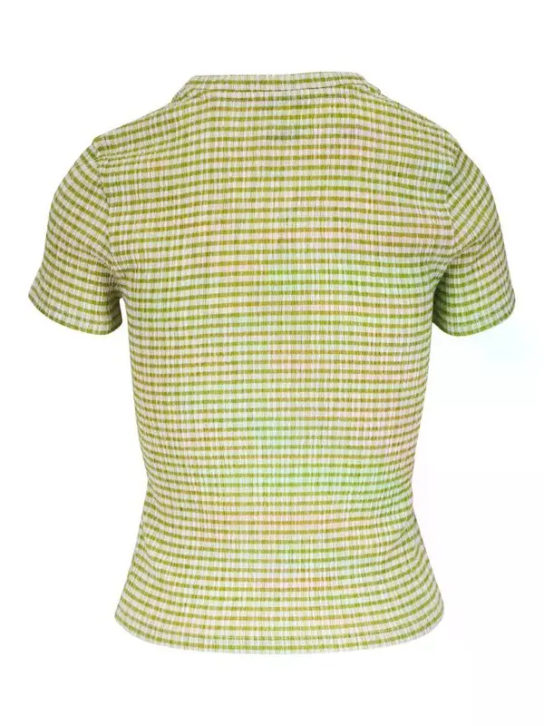 Vince Gingham T-shirt - Green