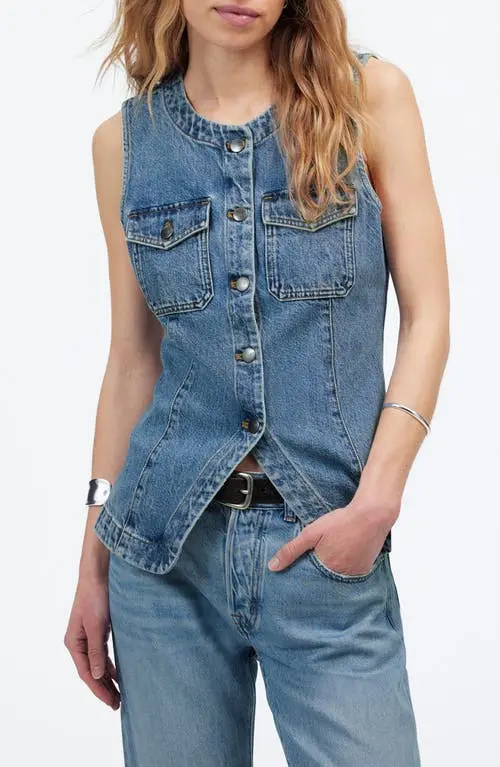 Madewell Denim Vest - Billings Wash