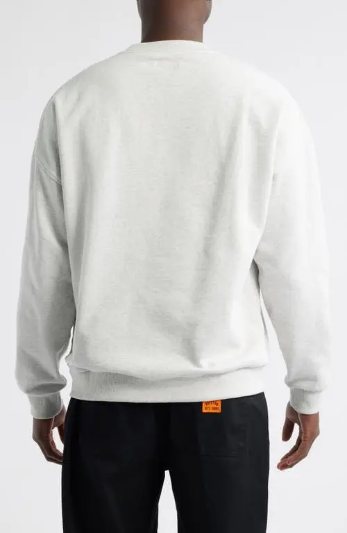 Brixton Logo Embroidered Cotton Sweatshirt