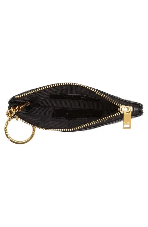 Saint Laurent Monogram Leather Key Pouch