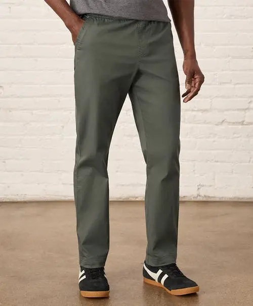 PACT Organic Cotton Daily Twill Midweight Pant - Castor Grey