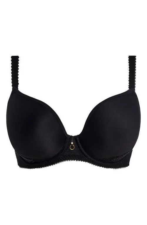Freya Fascinate Underwire Plunge T-shirt Bra - Black