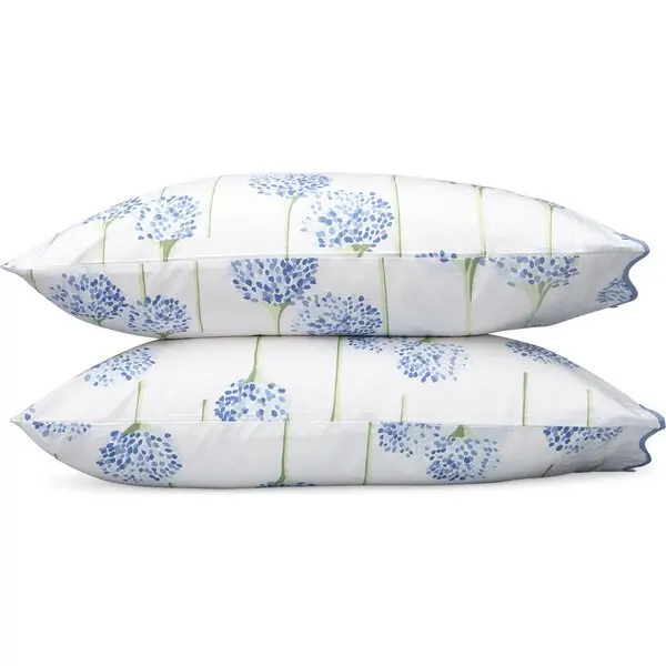 MATOUK Set Of 2 Pillowcases - Azure