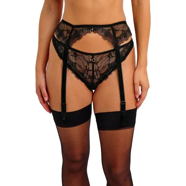 Freya Fascinate Garter Belt - Black