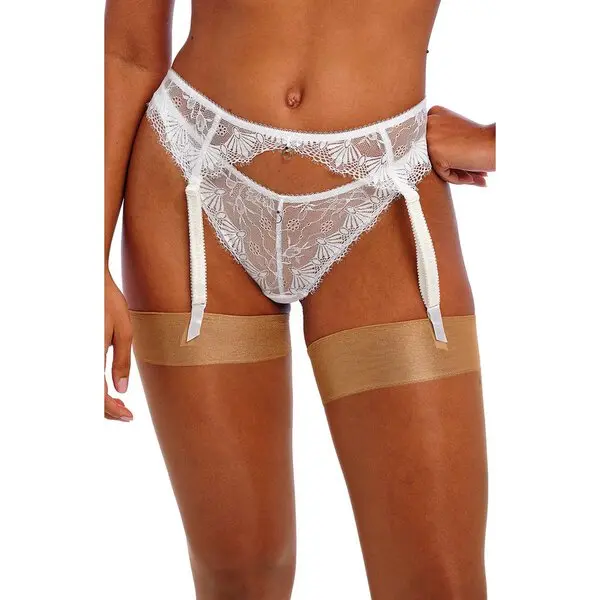 Freya Fascinate Garter Belt - White