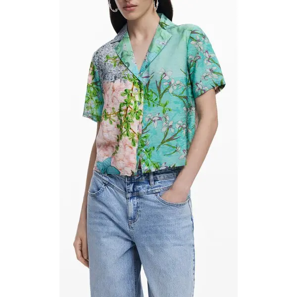 Desigual Printed Button-up Shirt