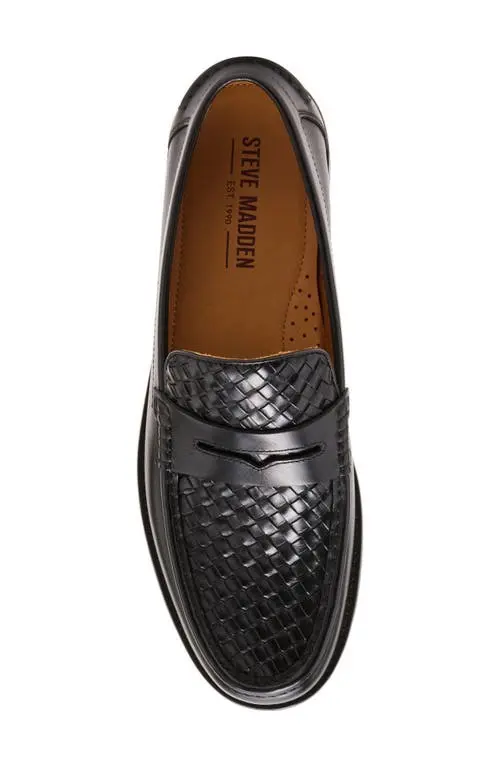 Steve Madden Aryton Woven Penny Loafer