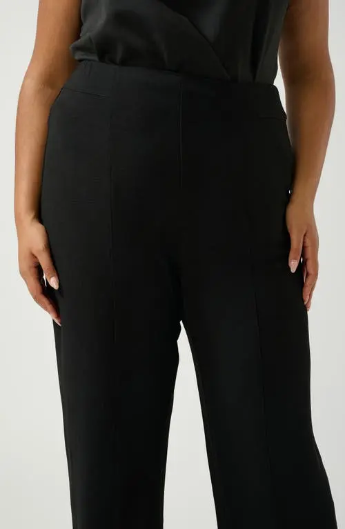 ESTELLE Hollywood Waist Straight Leg Pants - Black