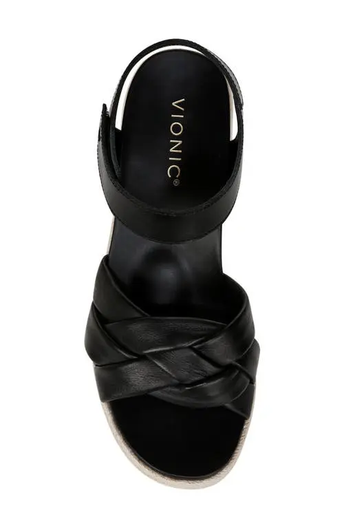 Vionic Saratoga Espadrille Wedge Sandal