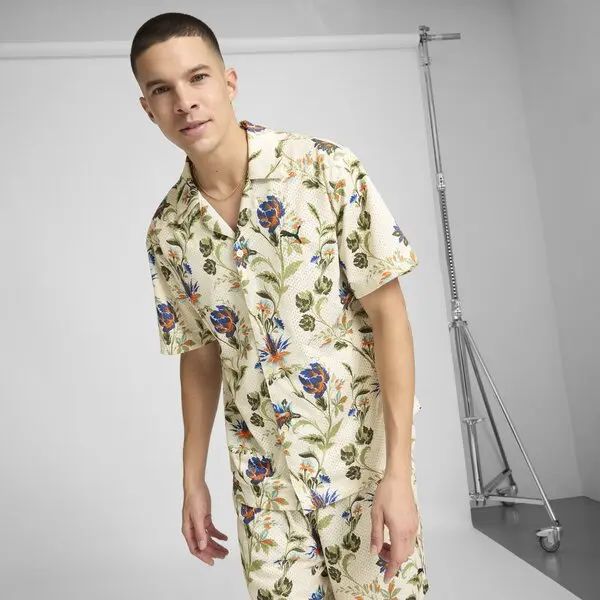 PUMA Floral Graphic Sport Shirt