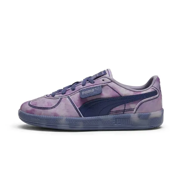 PUMA Palermo Faded Denim Sneakers - Purple