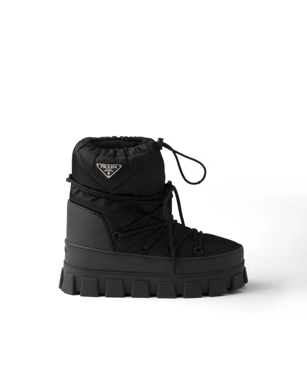 Prada Re-nylon Gabardine Après Ski Booties
