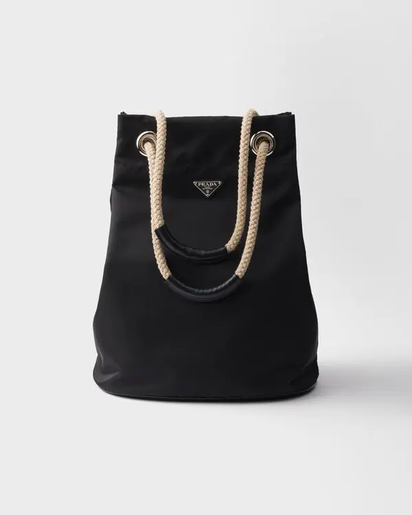 Prada Medium Re-nylon Tote Bag - Black